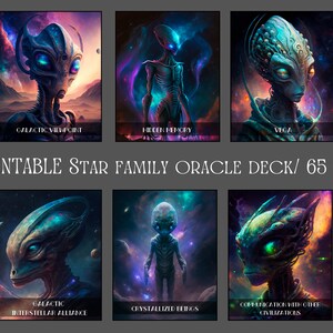 The Star Family Oracle Starseed Oracle Printable Oracle Cards PDF ...
