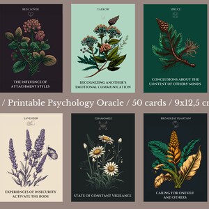 Printable Psychology Oracle Printable Oracle Cards PDF Oracle Cards ...