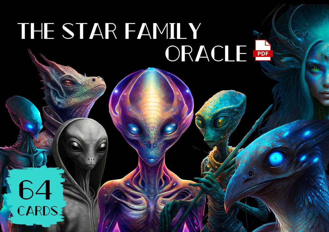 The Star Family Oracle Starseed Oracle Printable Oracle Cards PDF ...
