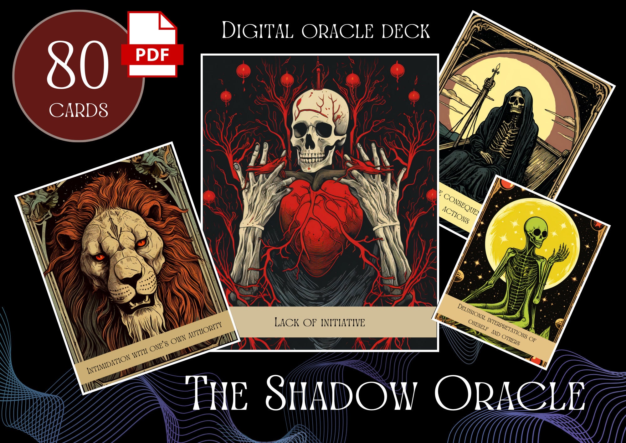 The Shadow Oracle Printable Oracle Cards Pdf Oracle Cards Shadow Oracle Deck Oracle Cards