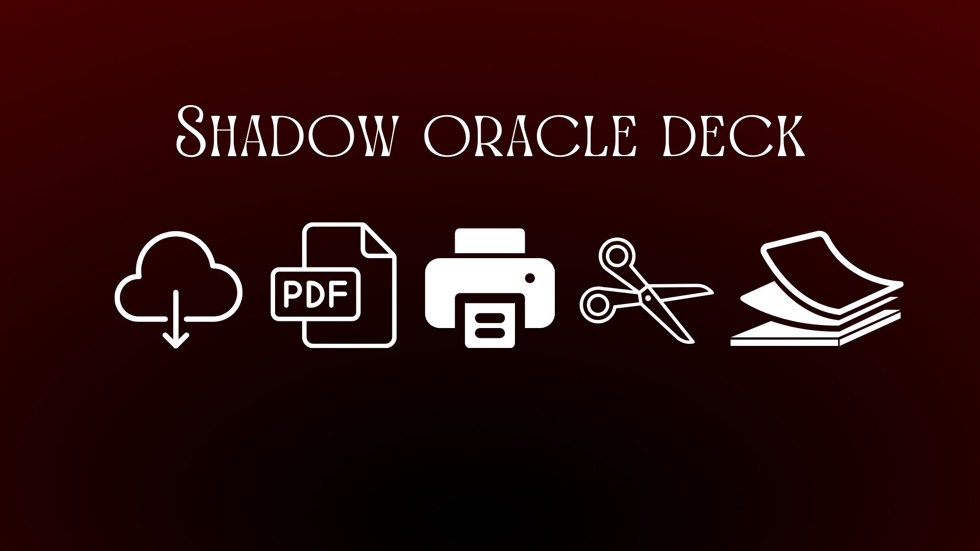 The Shadow Oracle Printable Oracle Cards Pdf Oracle Cards Shadow Oracle Deck Oracle Cards