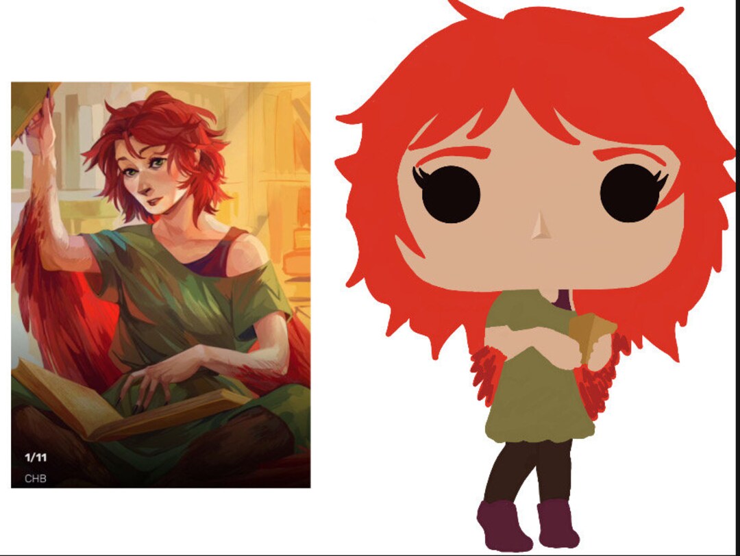 Ella the Harpy Custom Figure Percy Jackson-physical FIGURE - Etsy