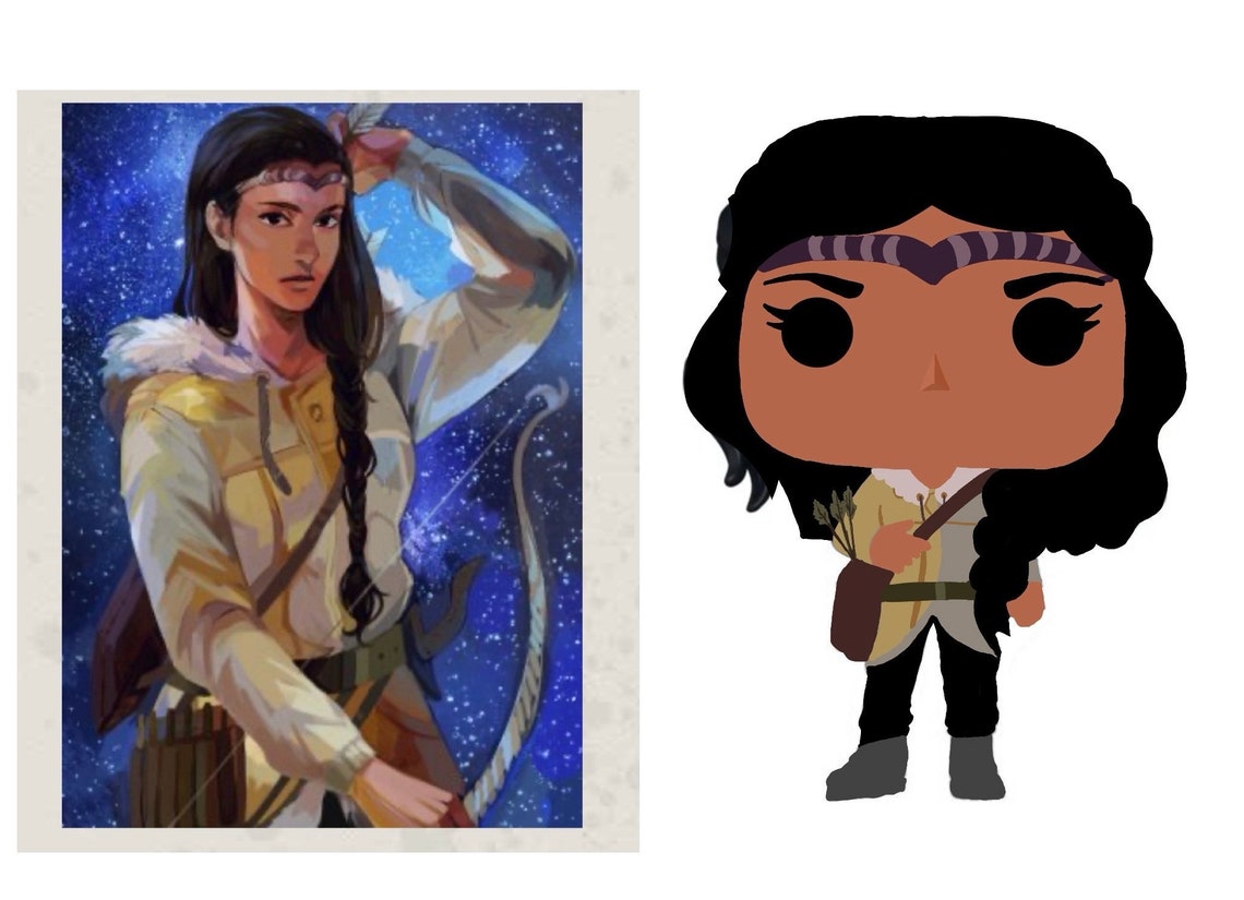 Zoë Nightshade Custom Figure- Percy Jackson-physical FIGURE - Etsy