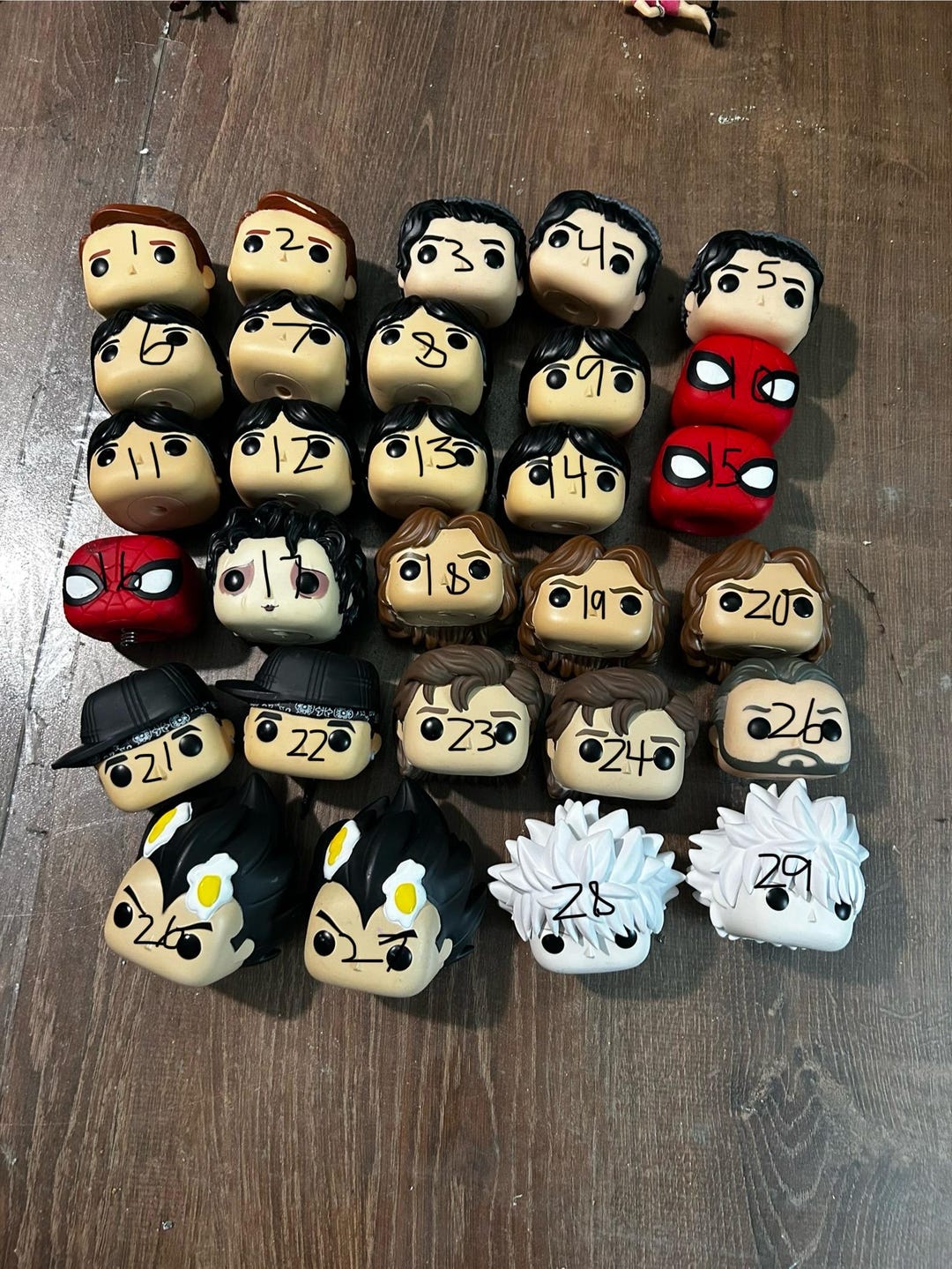 Funko Pop Male Heads - Etsy