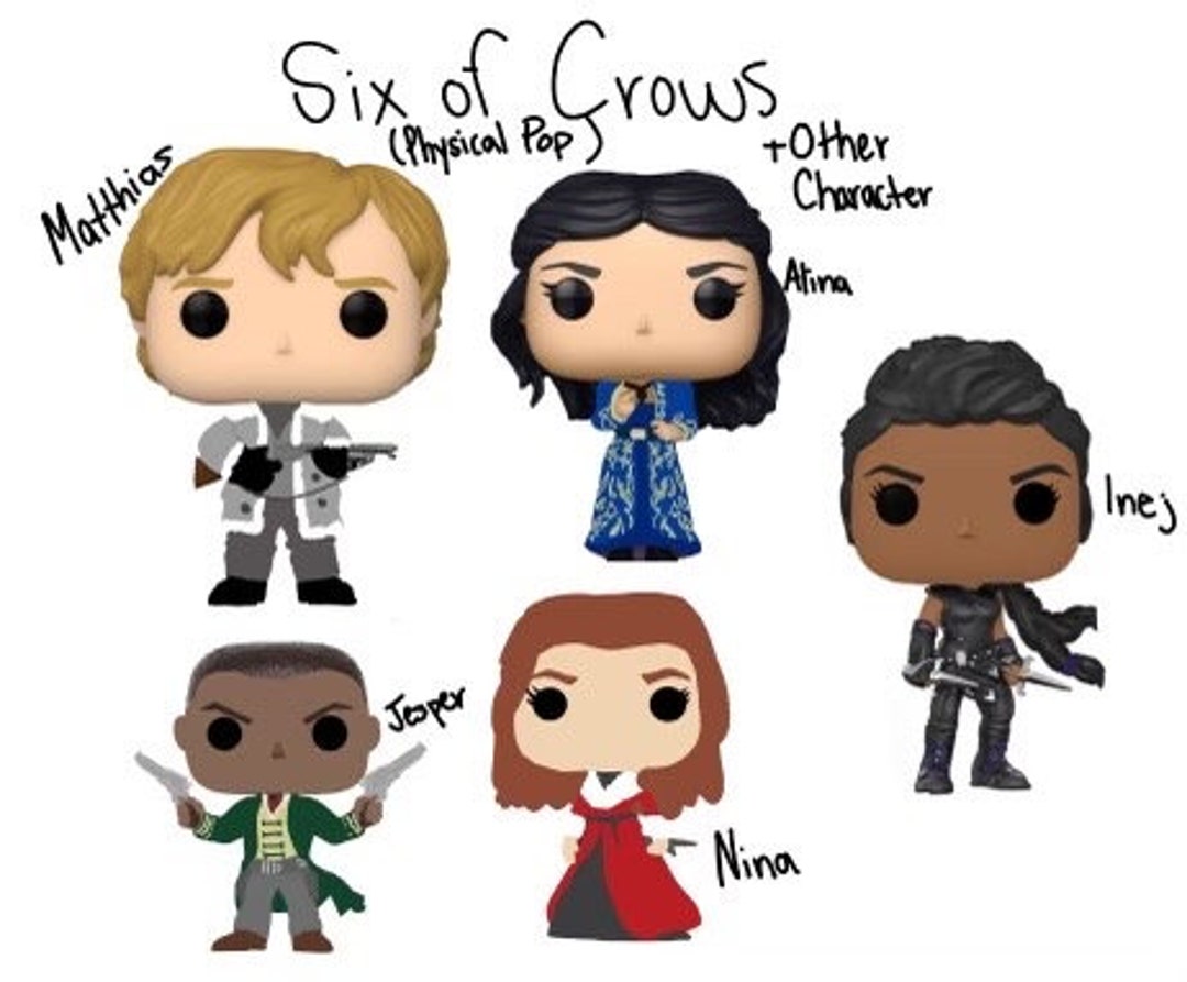 Six of Crows Custom Figures! PHYSICAL FIGURE - Etsy
