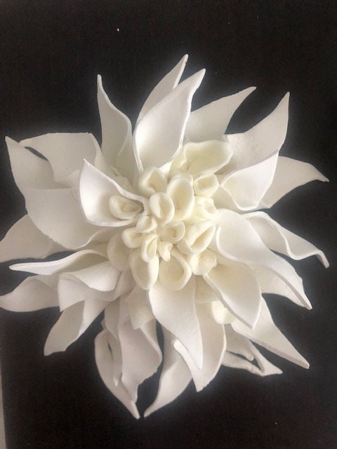 Porcelain Flowers Rose Hand Sculpted Cold Porcelain Flower - Etsy