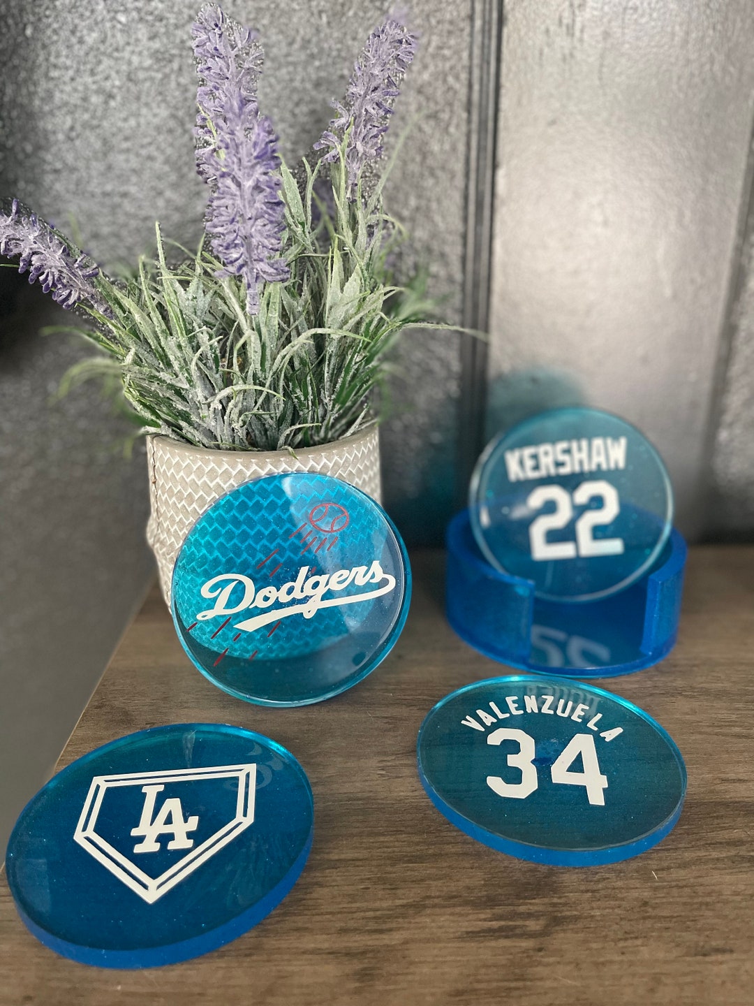 Dodgers Coaster - Etsy