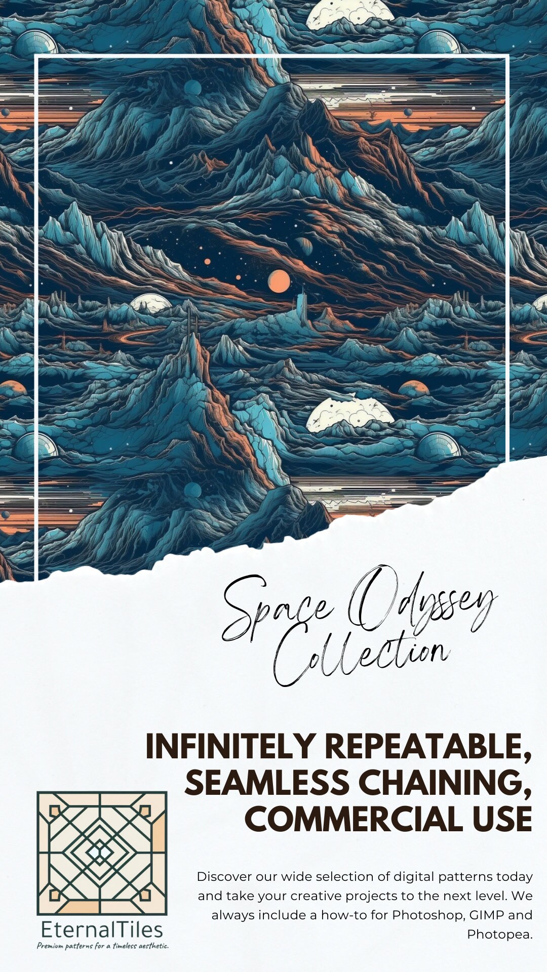 Space Odyssey Collection - Digital Pattern - Seamless Pattern ...
