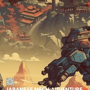 Japanese Mech Adventure Collection | Seamless Pattern | Seamless File ...