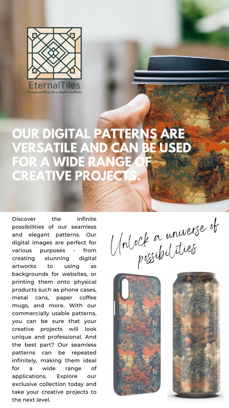 Japanese Mech Adventure Collection Seamless Pattern - Etsy