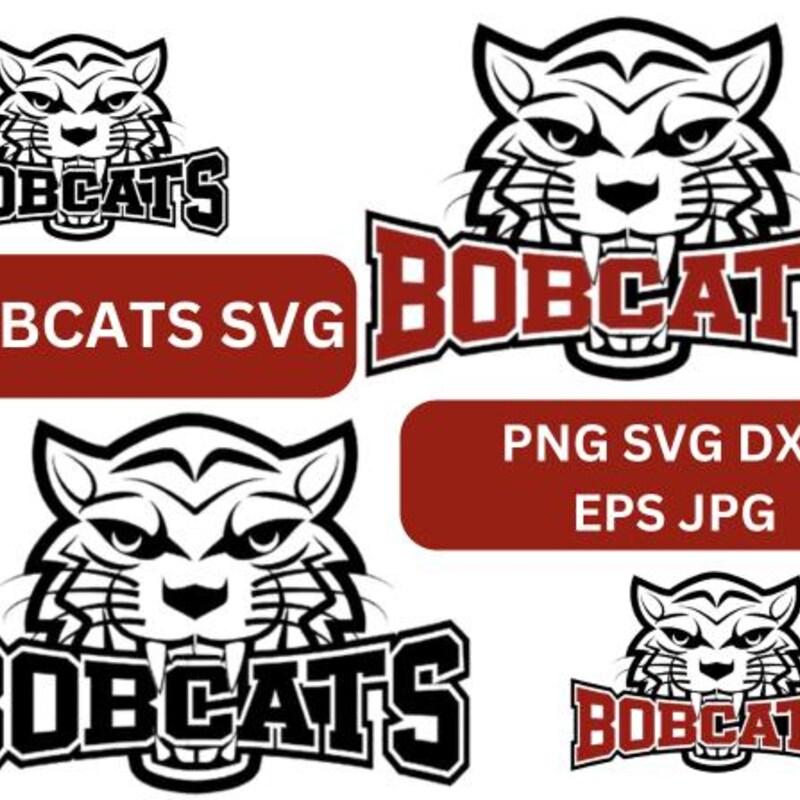 Bobcat Svg - Etsy