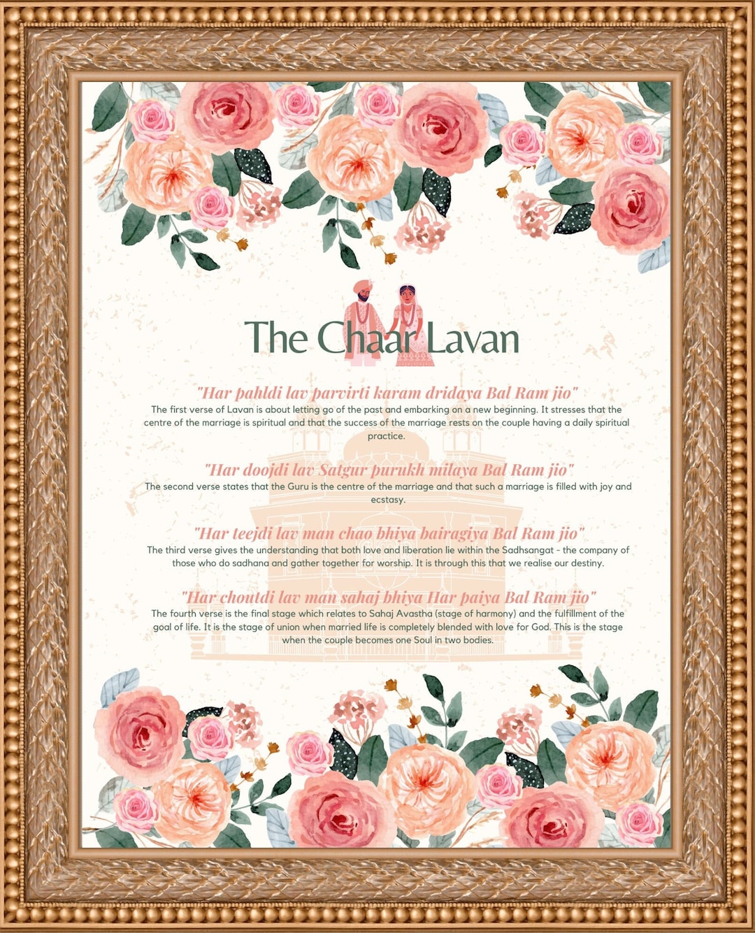 The Chaar Lavan, Punjabi Sikh Wedding Ceremony, Anand Karaj, Religious ...