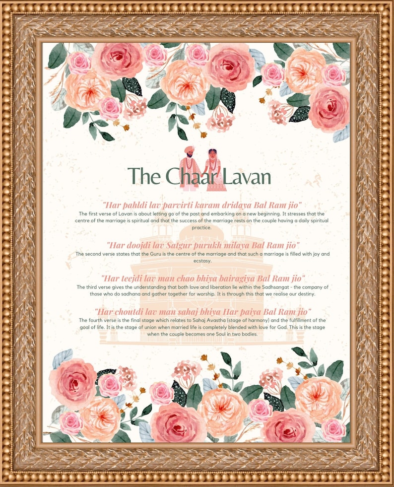 The Chaar Lavan, Punjabi Sikh Wedding Ceremony, Anand Karaj, Religious ...