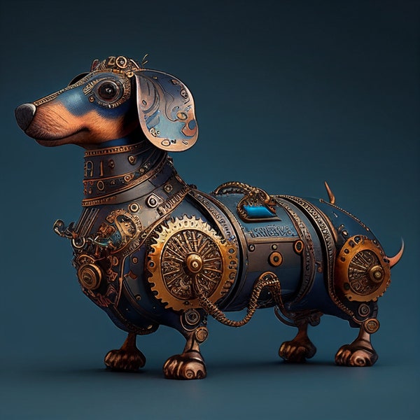 Steampunk Dog - Etsy