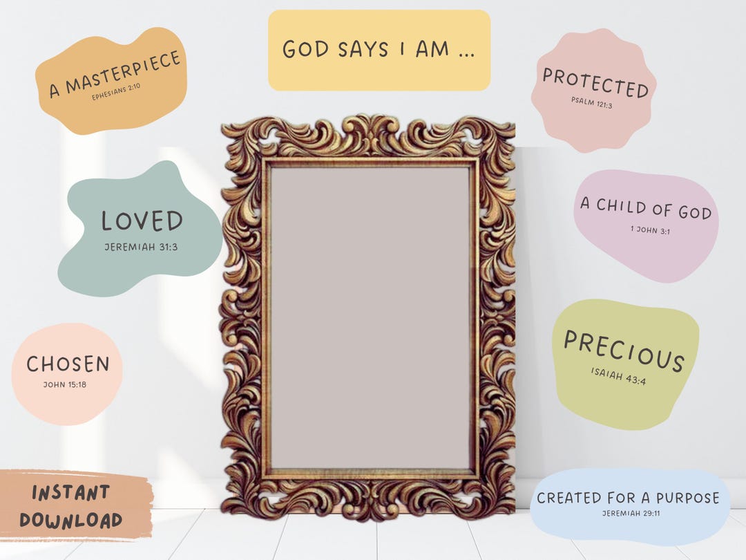 Biblical Affirmations | God Says I Am ... | Identity in Christ ...