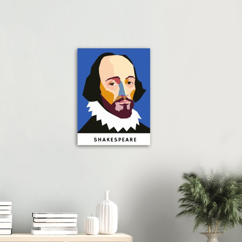 William Shakespeare Poster || Original William Shakespeare Portrait ...