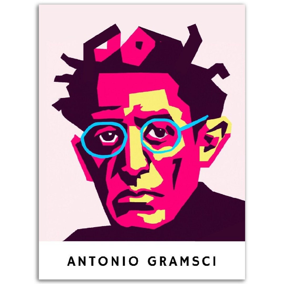 Antonio Gramsci Poster || Original Antonio Gramsci Portrait Wall Art ...