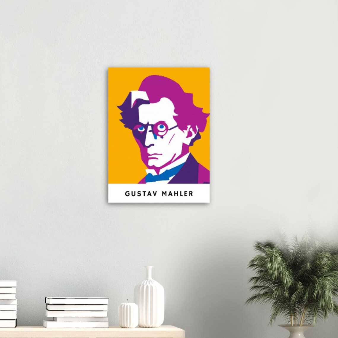 Gustav Mahler Poster || Original Gustav Mahler Portrait Wall Art ...