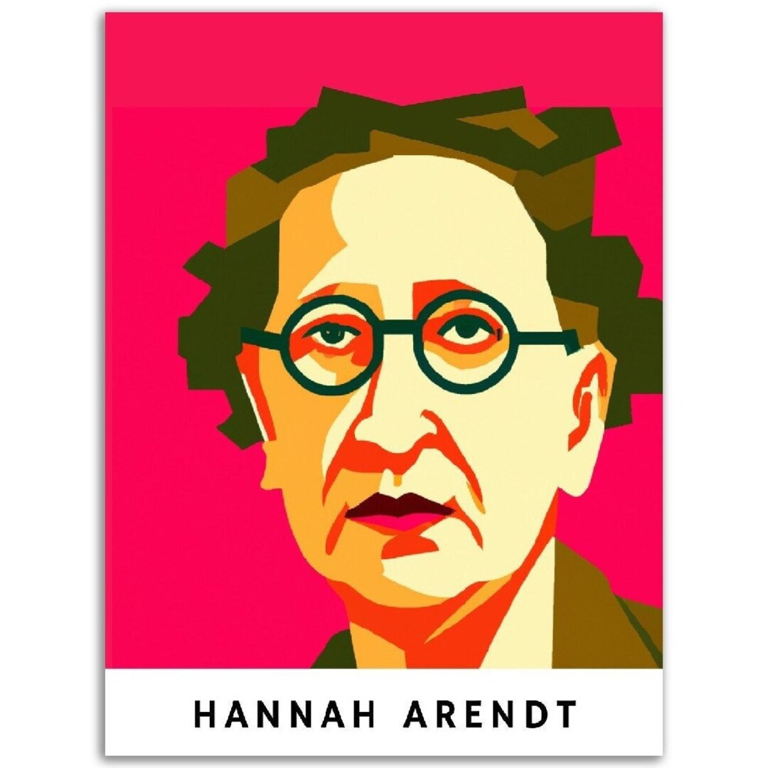 Hannah Arendt Poster || Original Hannah Arendt Wall Art || Unique ...