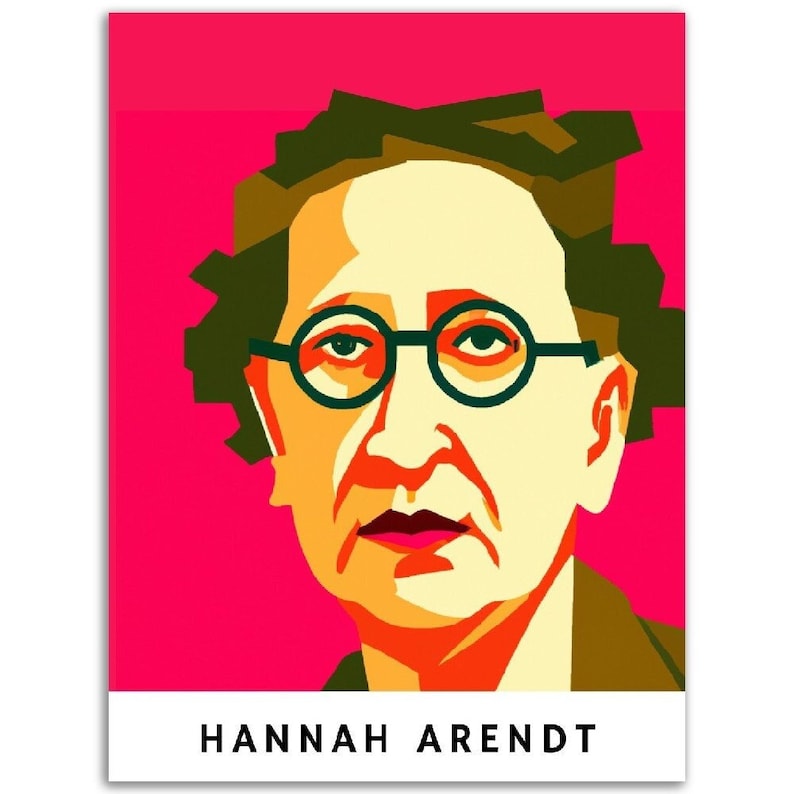 Hannah Arendt Poster || Original Hannah Arendt Wall Art || Unique ...