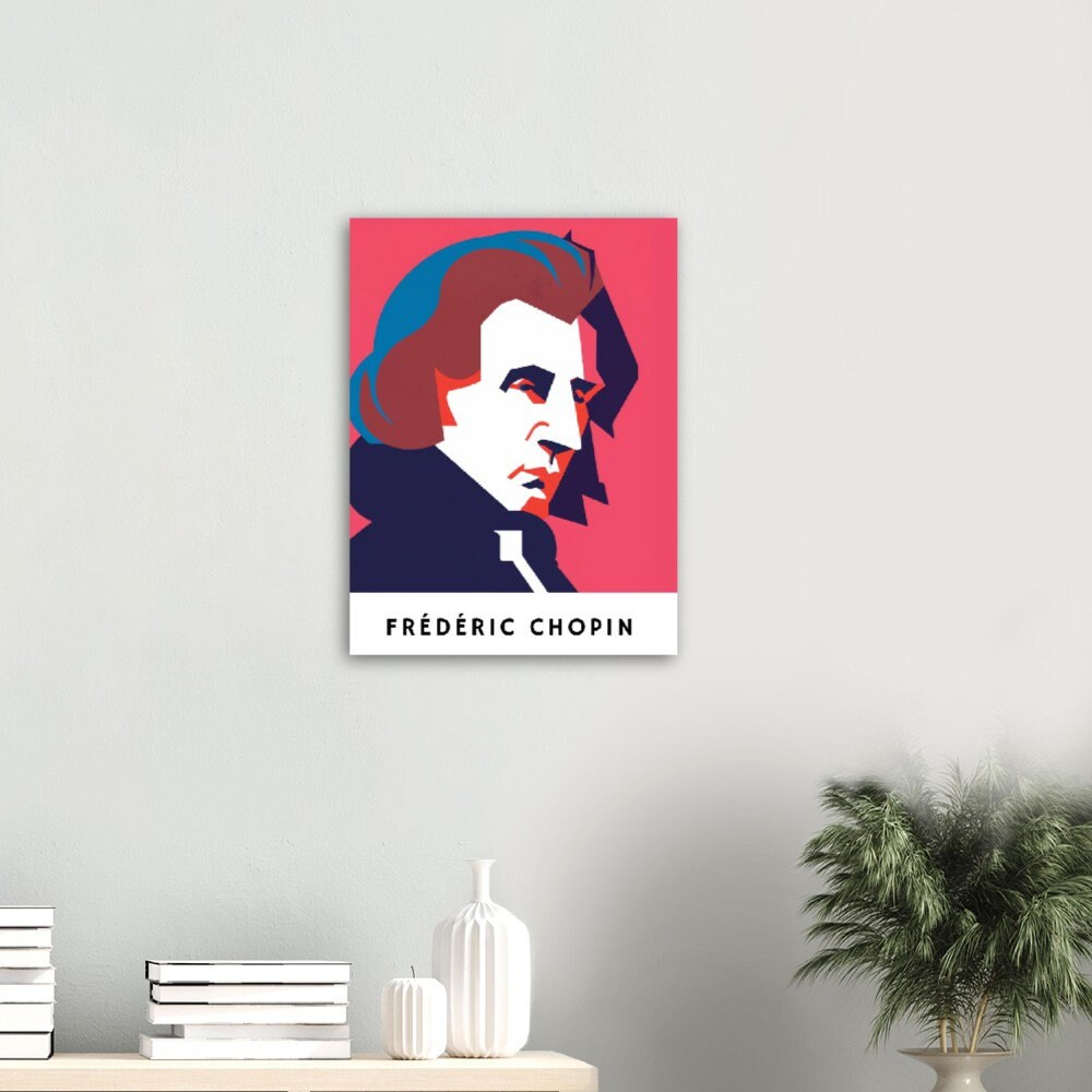 Fédéric Chopin Poster || Original Fédéric Chopin Portrait Wall Art ...