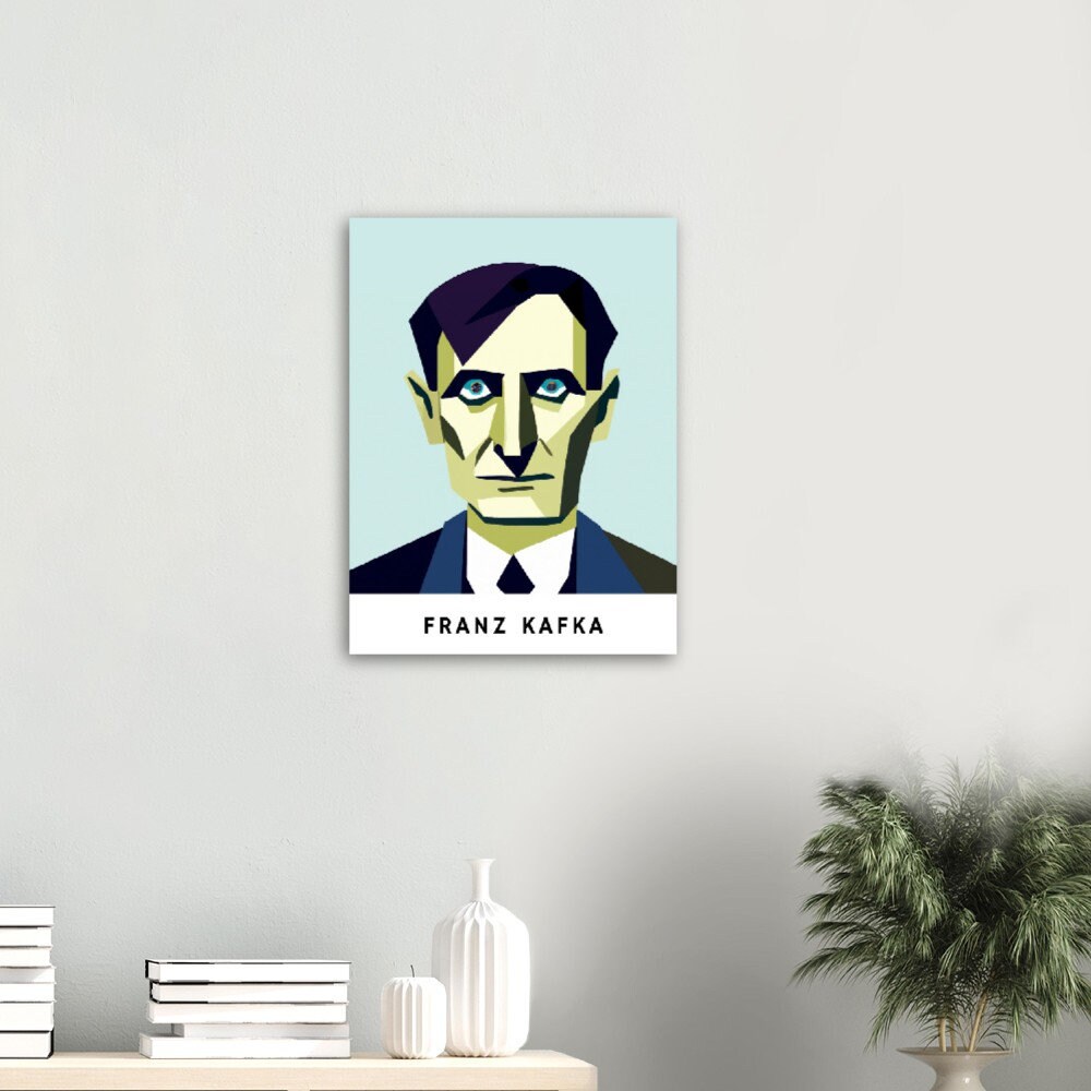 Franz Kafka Poster || Original Franz Kafka Portrait Wall Art || Unique ...