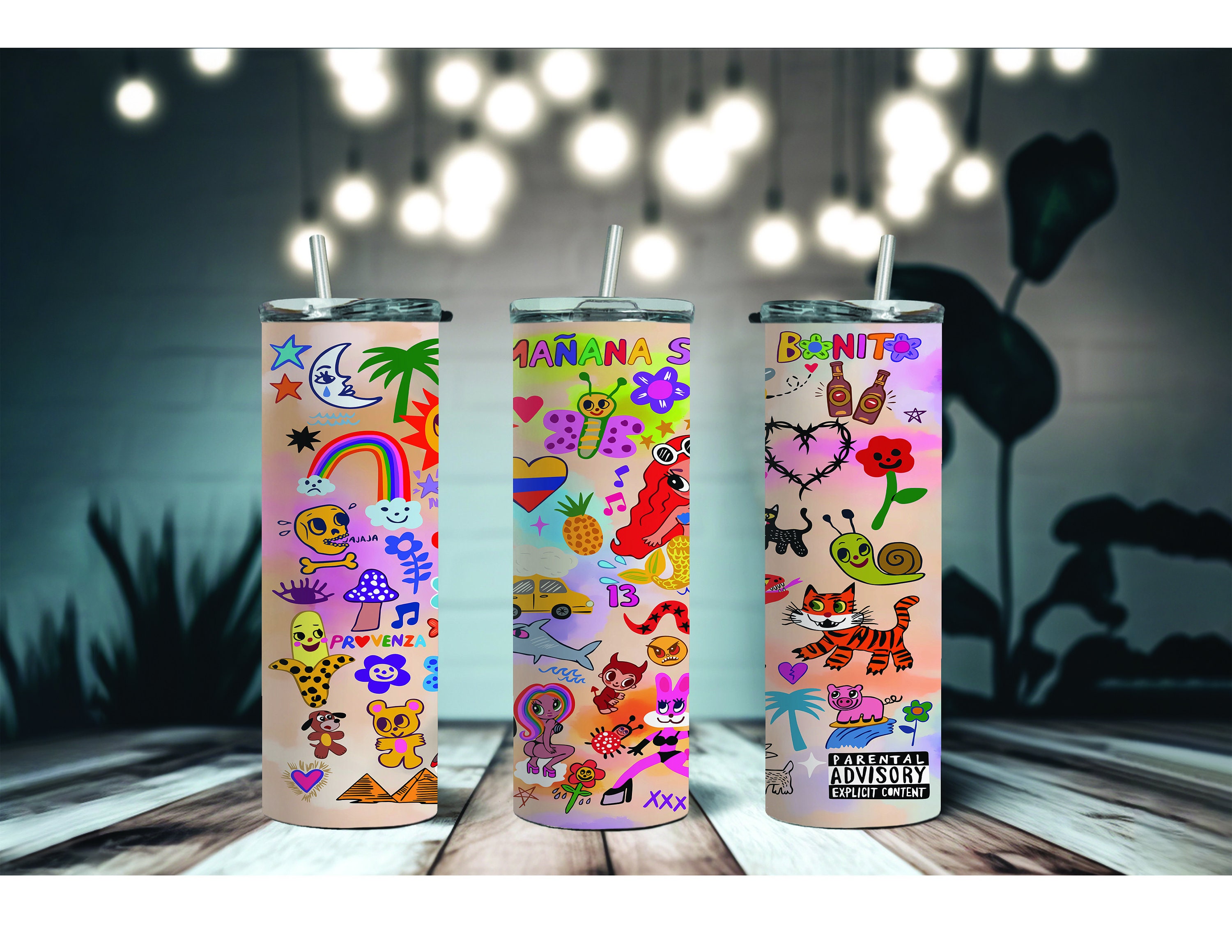 Karol G Png 3 Tumbler Wraps Bundle Png Sublimation Karol G Svg - Etsy ...