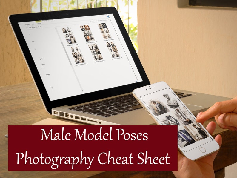 Male Model Poses Cheat Sheet Collection for Photographers - Etsy
