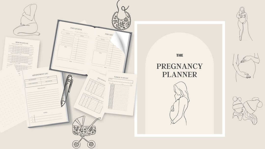 ULTIMATE Pregnancy Planner | Organiser | Journal | Pregnancy Dairy ...
