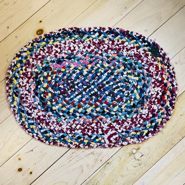 Colorful Braided Rug - Etsy