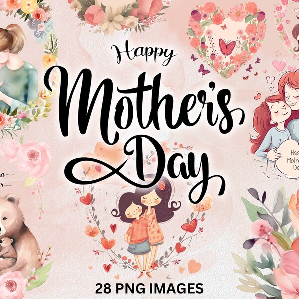 Mothers Day Clip Art - Etsy