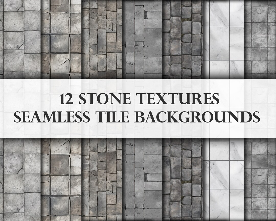 12 Stone / Rock / Concrete Background Seamless Tile Images Textures ...