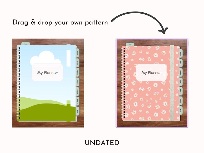 Canva Digital Planner Template Kit Commercial Use Digital - Etsy