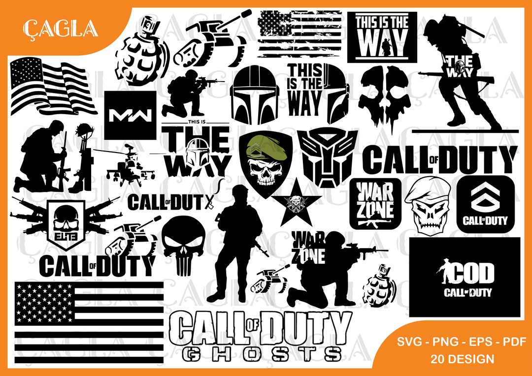 Call of Duty SVG Video Game Bundle Svg - Etsy