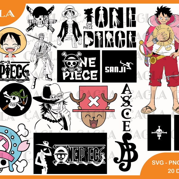 One Piece Anime Svg Png - Etsy