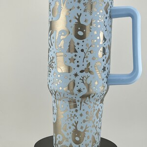 Christmas / Winter Stanley 40oz Full Wrap SVG - Reindeer Stockings ...