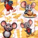 Cute Mice and Pasta Seamless Pattern PNG File for Instant Download ...