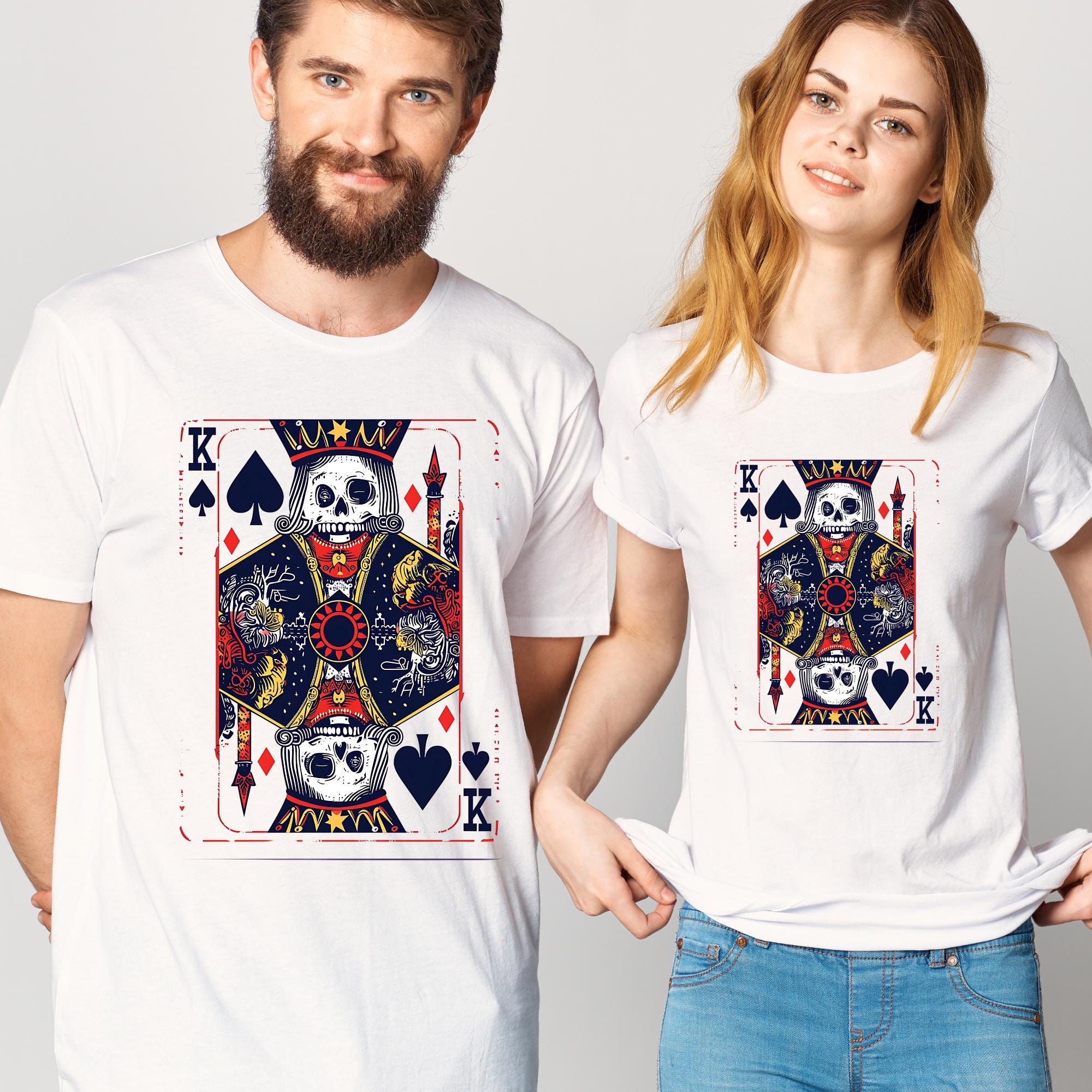 Skeleton King of Spades PNG: Horror Halloween Card (digital Download ...