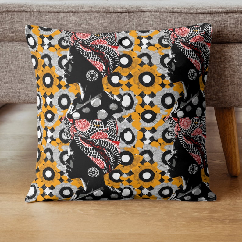 African Woman Seamless PNG, Ethnic Tribal Seamless Pattern PNG ...