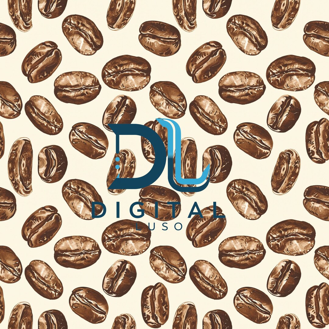 5 PNG Coffee Beans Seamless Pattern, Coffee Lovers Printable Pattern ...