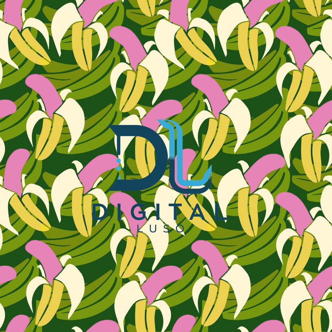 5 PNG Colorful Bananas Seamless Pattern, Tropical Banana Pattern Png ...