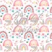 Colored Rainbow Boho, Seamless Pattern, Digital Art for Printable Paper ...