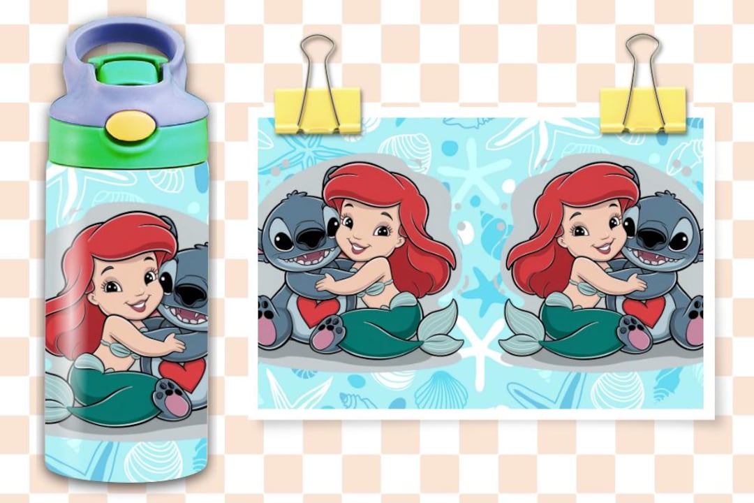 Copo térmico Mermaid Hugs Koala de 12 oz: Copo escolar sem costura PNG ...
