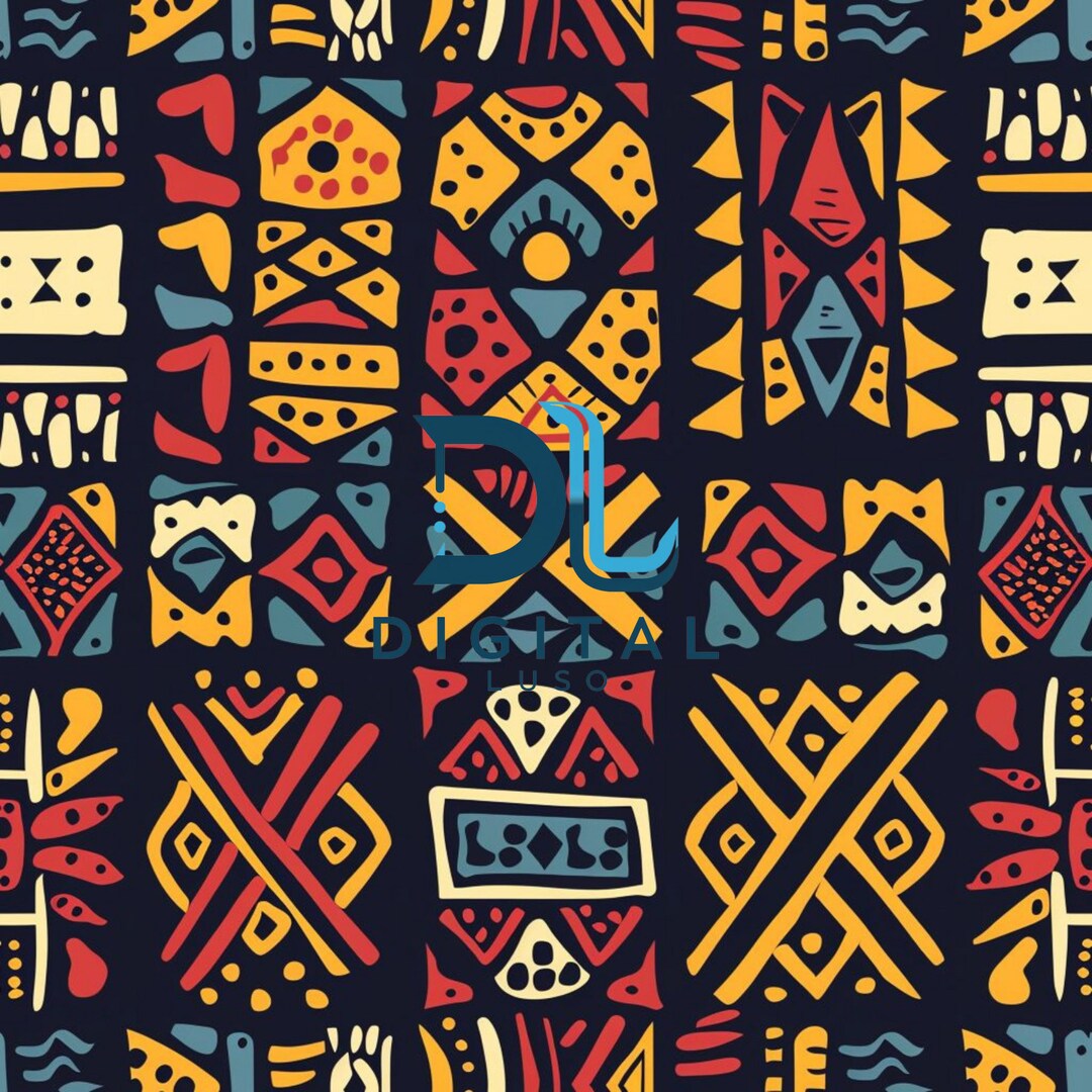 Ethnic Tribal Seamless Pattern PNG, Africa Pattern for Sublimation ...