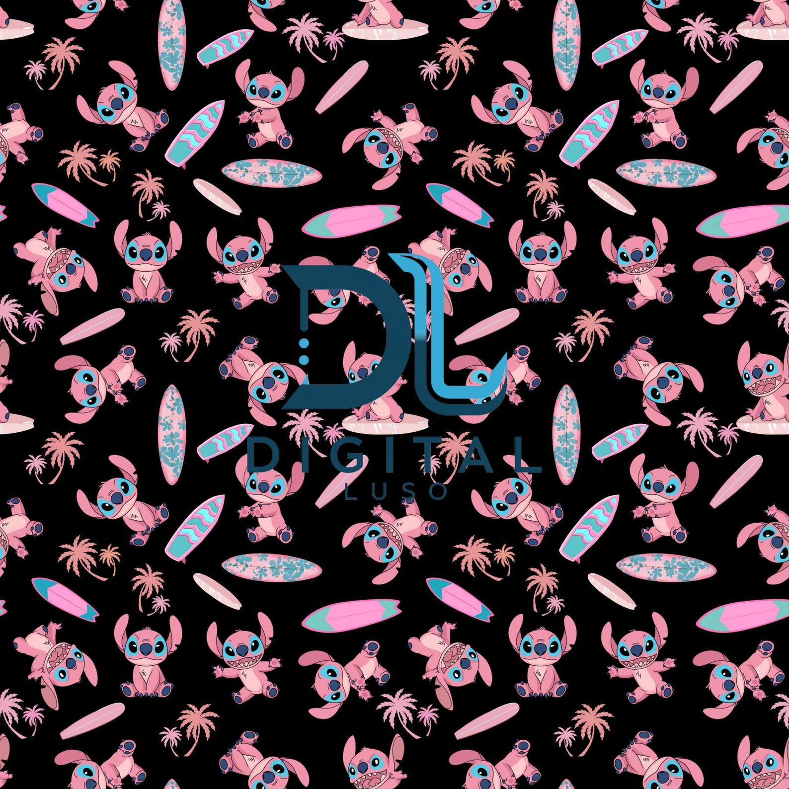 Pink Stitch Pattern PNG, Surfing Stitch Seamless Pattern PNG Digital ...
