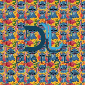 Animation Cartoon Seamless Pattern Digital Download PNG Instant ...