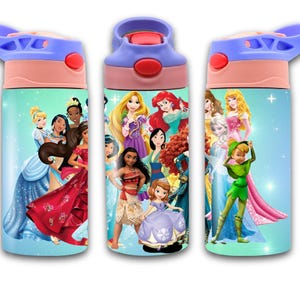 Princess Tumbler Wrap Design: Magical Kingdom 12oz PNG (digital ...