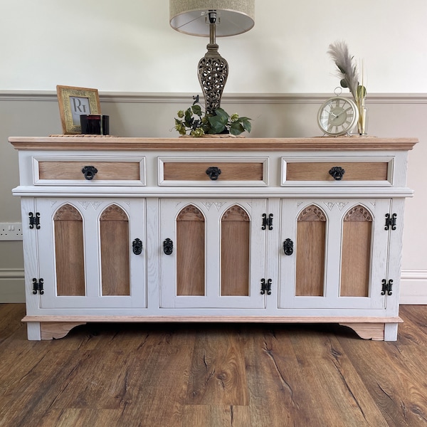 Art Deco Oak Sideboard - Etsy UK