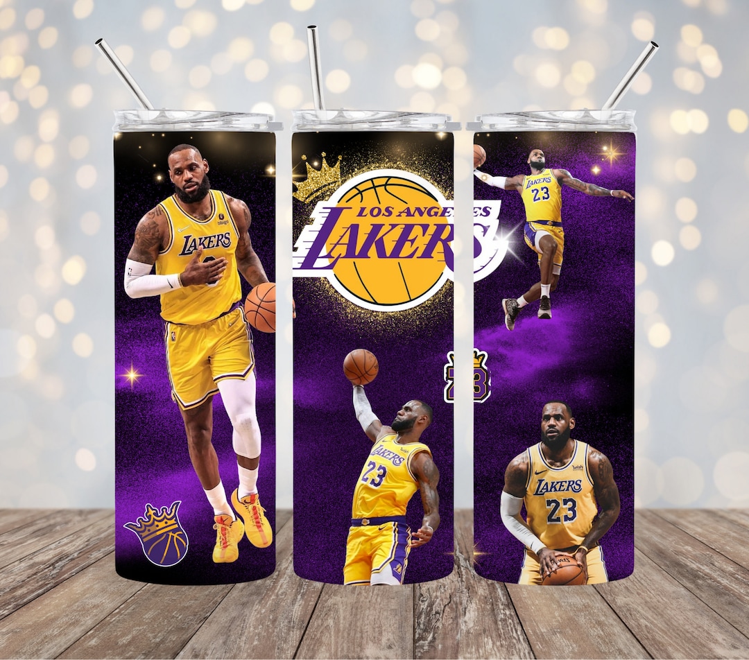 Lebron James Lakers 20 Oz Sublimation Tumbler Gifts for Him - Etsy