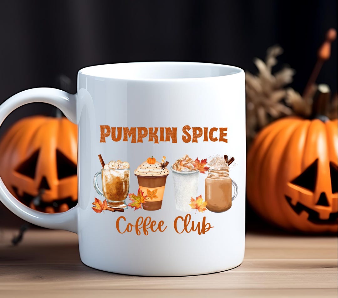 PSL Coffee Club Digital Download, Autumn Png, Coffee Mug Png, PNG ...